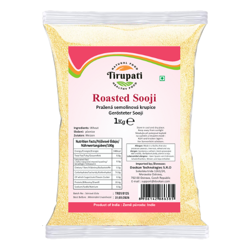 Tirupati Roasted Sooji / Suji (1Kg) – Dookan