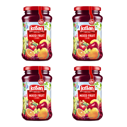 Kissan Jam Mixed Fruits (Bundle of 4 x 500g) – Dookan